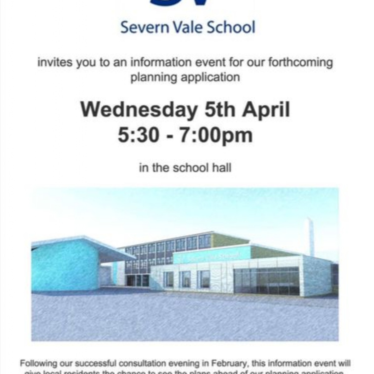Severn Vale School - Planning Information Event
