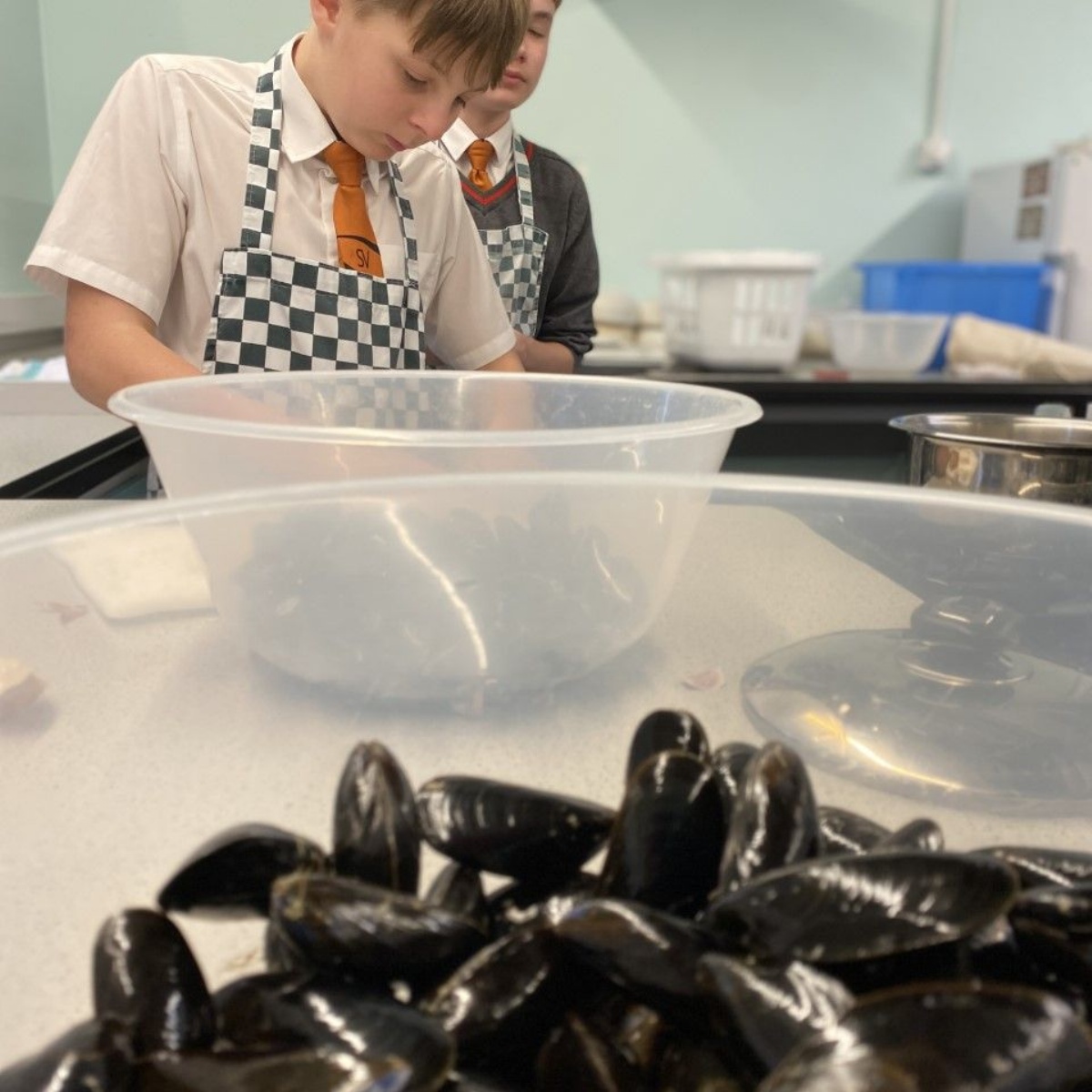 Severn Vale School - Mussels!