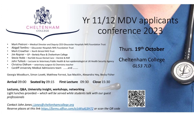 Severn Vale School - Medical, Dental and Veterinary Conference